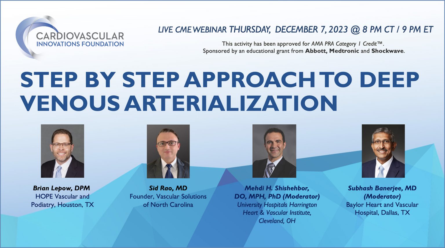 Webinars - Cardiovascular Innovations