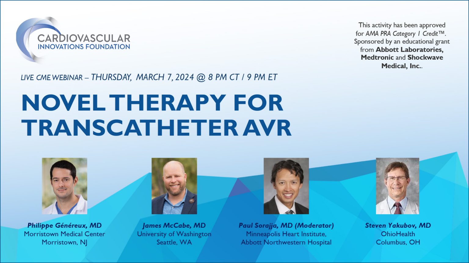 Webinars - Cardiovascular Innovations