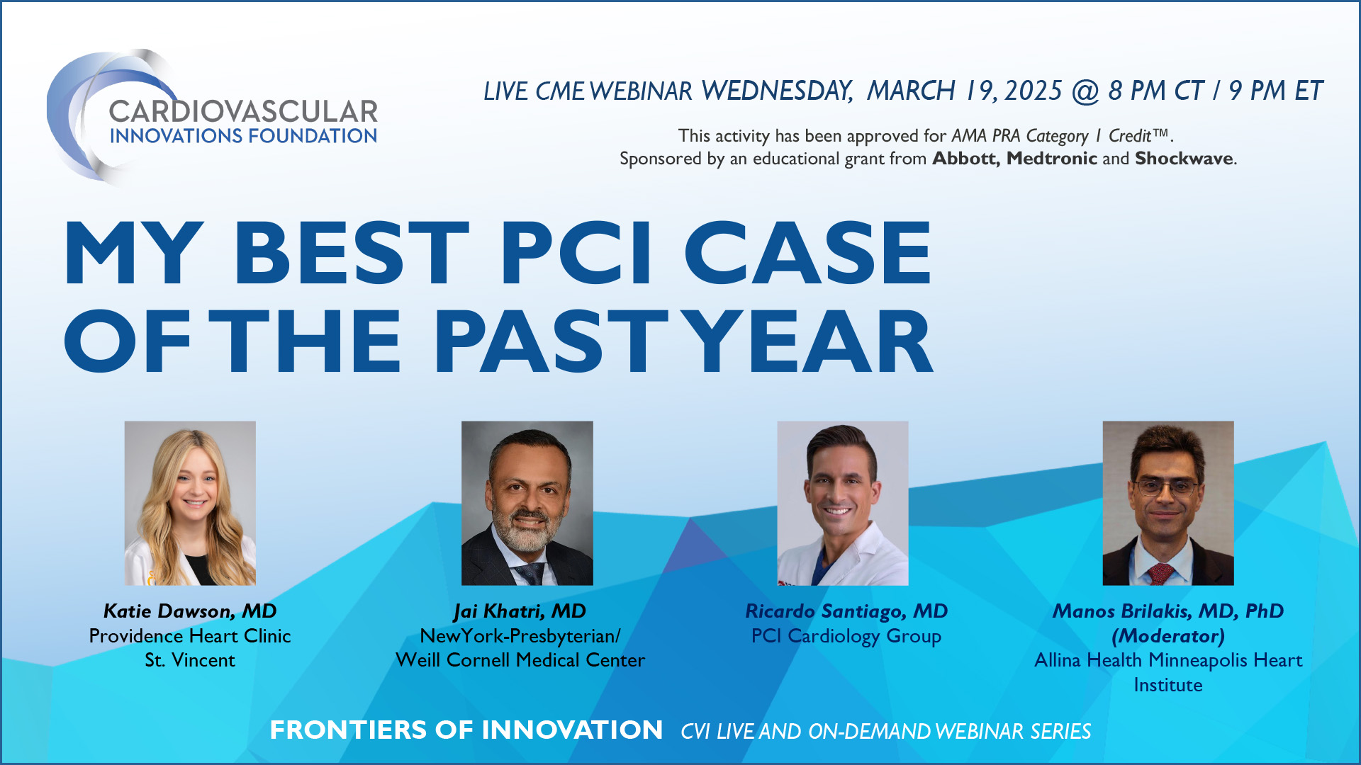 Webinars - Cardiovascular Innovations